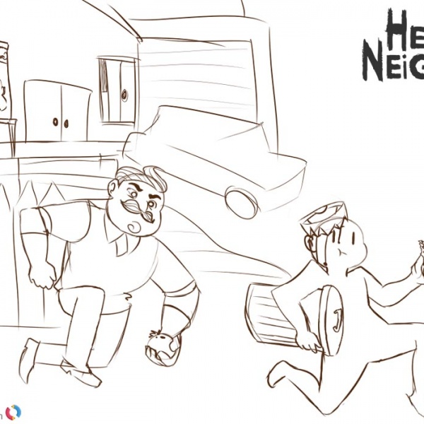 Hello Neighbor Coloring Pages - Free Printable Coloring Pages