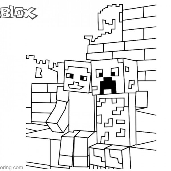 Roblox Coloring Pages - Free Printable Coloring Pages