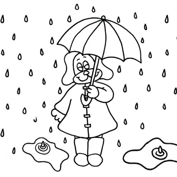 Raindrop Coloring Pages - Free Printable Coloring Pages
