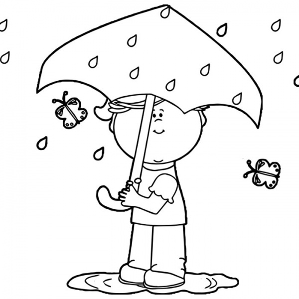 Raindrop Coloring Pages - Free Printable Coloring Pages