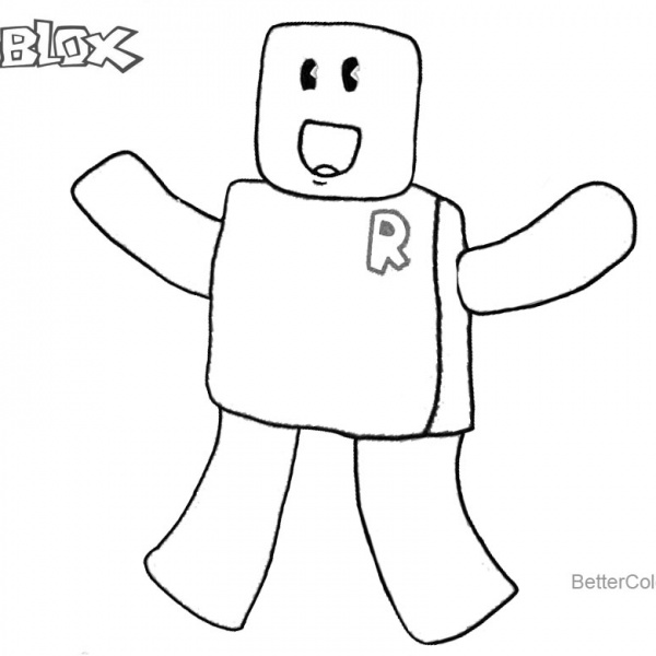 Roblox Coloring Pages - Free Printable Coloring Pages