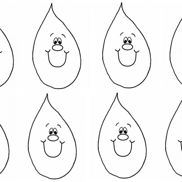 Raindrop Coloring Pages - Free Printable Coloring Pages