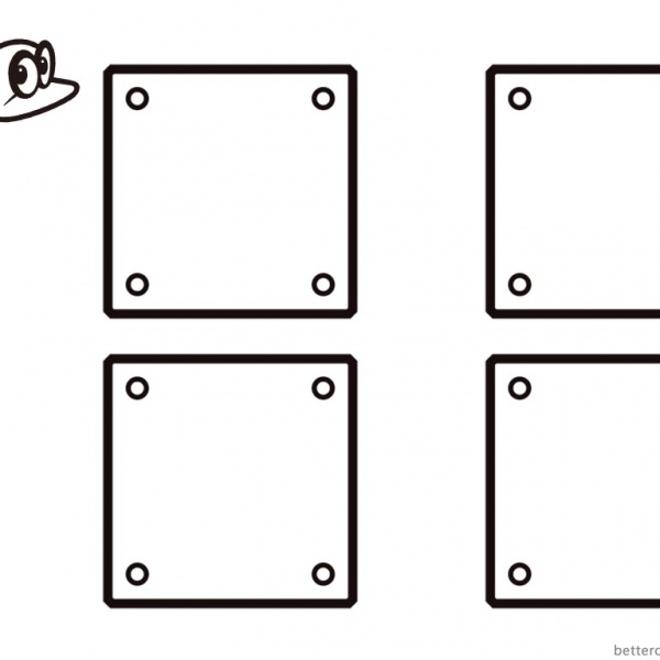 Super Mario Odyssey Coloring Pages Block - Free Printable Coloring Pages