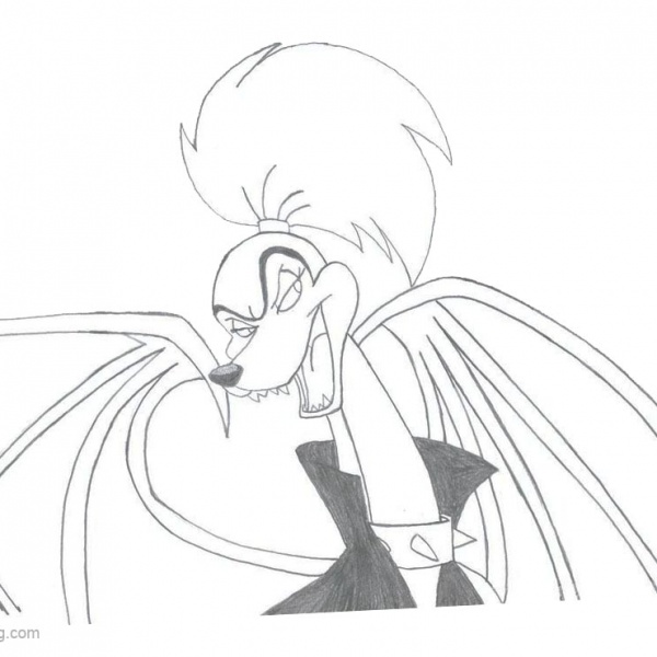 Charlie and Itchy from All Dogs go to Heaven Coloring Pages - Free ...