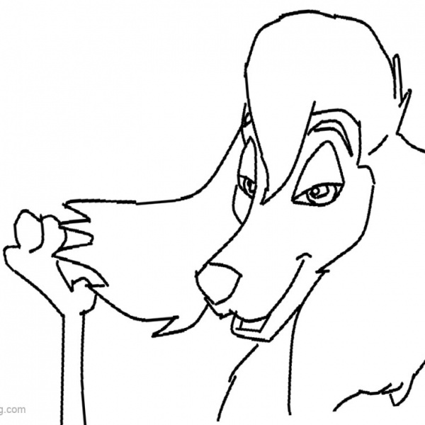 Anne Marie from All Dogs go to Heaven Coloring Pages Lineart - Free ...