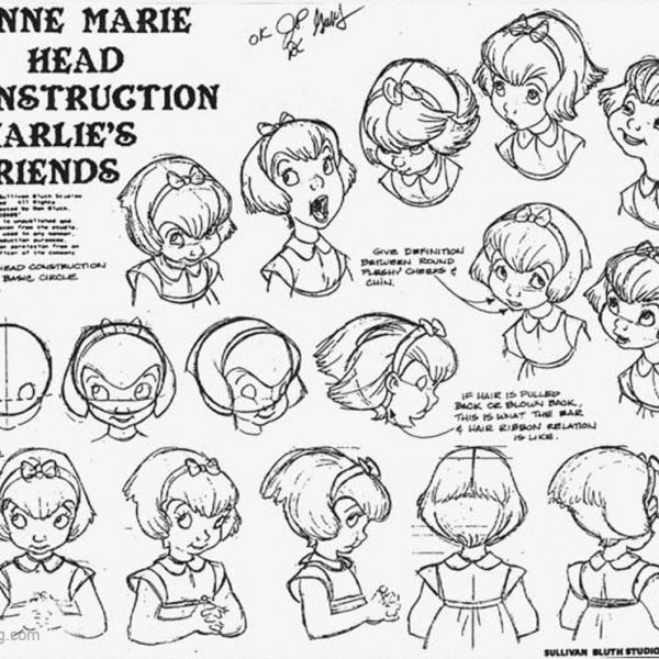 Anne Marie from All Dogs Go To Heaven Coloring Pages by EL058 - Free ...