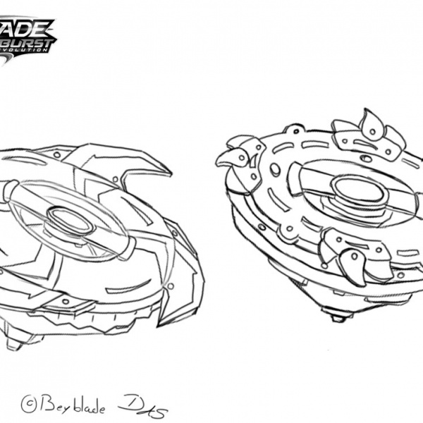 Beyblade Burst Coloring Pages - Free Printable Coloring Pages