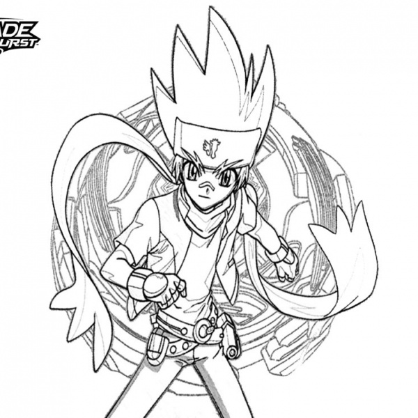 Beyblade Burst Coloring Pages - Free Printable Coloring Pages