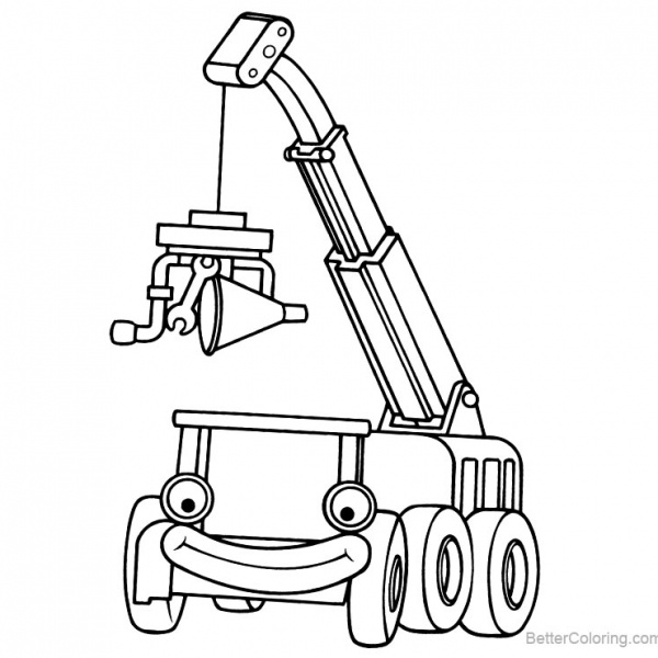 Bob The Builder Coloring Pages Muck - Free Printable Coloring Pages