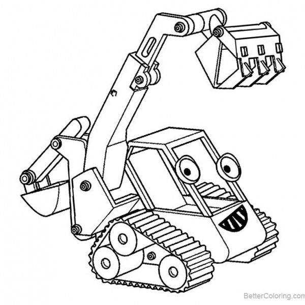 Bob The Builder Muck Coloring Pages Coloring Pages