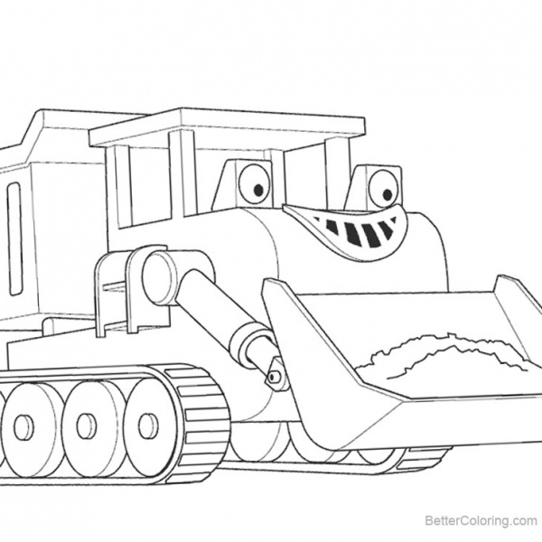 Bob The Builder Coloring Pages Muck - Free Printable Coloring Pages