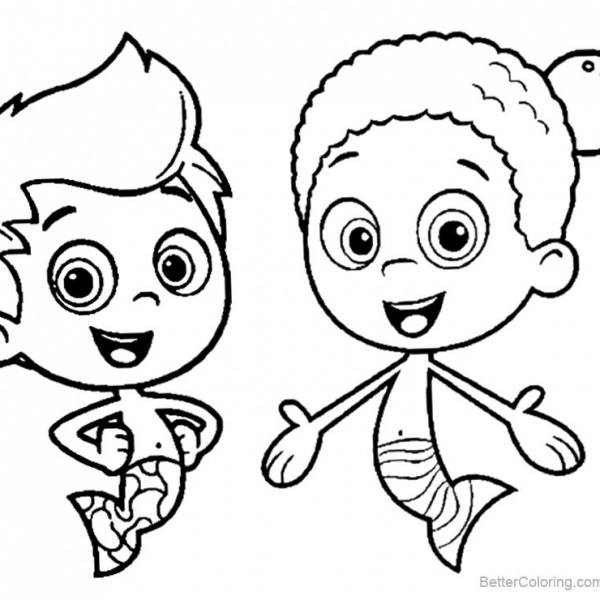 Bubble Guppies Deema Coloring Pages