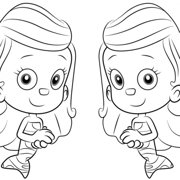 Bubble Guppies Deema Coloring Pages