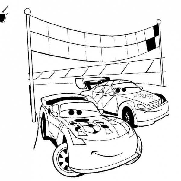 Cars Pixar Coloring Pages Mia and Tia - Free Printable Coloring Pages
