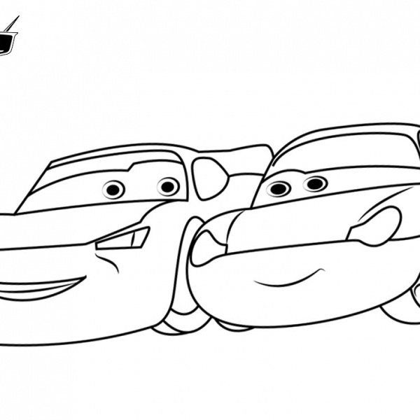 Cars Pixar Coloring Pages Fillmore and Luigi - Free Printable Coloring ...