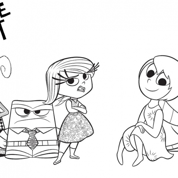Disney Inside Out Coloring Pages Characters - Free Printable Coloring Pages