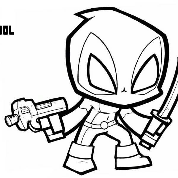 Deadpool Coloring Pages - Free Printable Coloring Pages