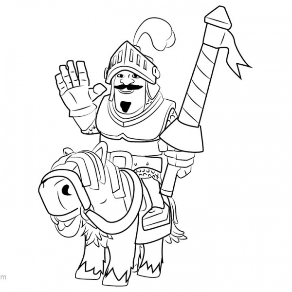 Clash Royale Coloring Pages by Adam Clowery - Free Printable Coloring Pages