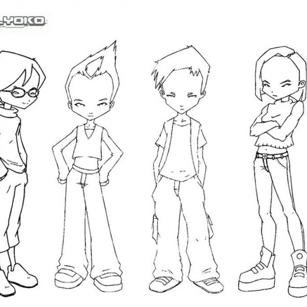 Code Lyoko Coloring Pages Aelita - Free Printable Coloring Pages