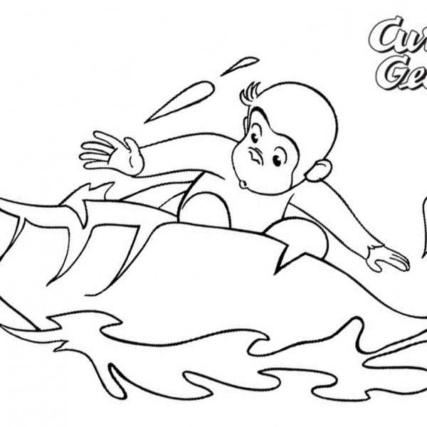 Curious George Coloring Pages - Free Printable Coloring Pages