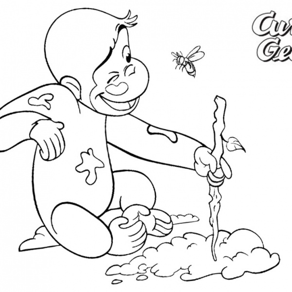 Curious George Coloring Pages - Free Printable Coloring Pages