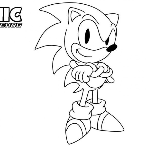 Sonic The Hedgehog Coloring Pages Outline Drawing - Free Printable ...