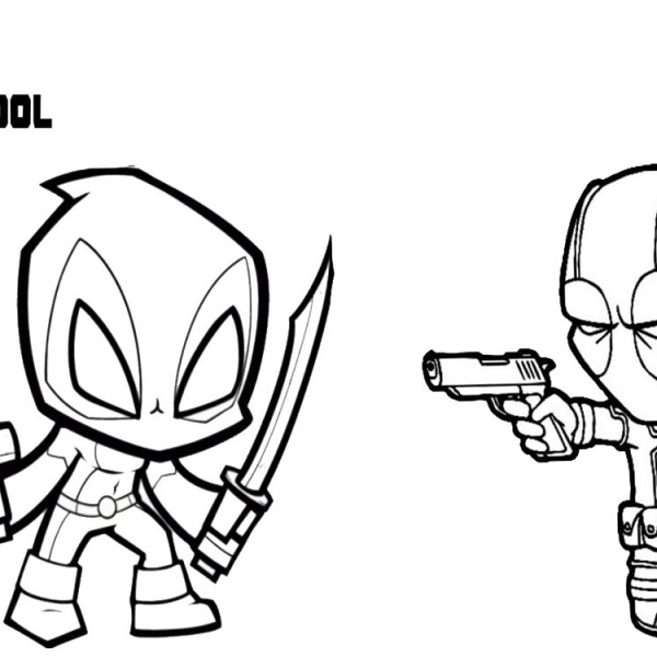 Baby Deadpool Coloring Pages by little raid - Free Printable Coloring Pages