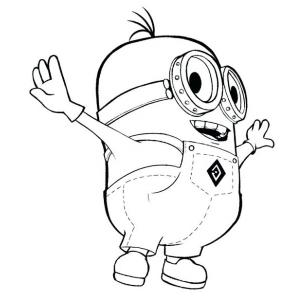 Free Minion Golf Picture Coloring Pages Sketch Coloring Page