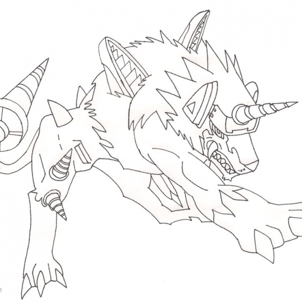 Digimon Coloring Pages Kabuterimon by Dragon rage2 - Free Printable ...