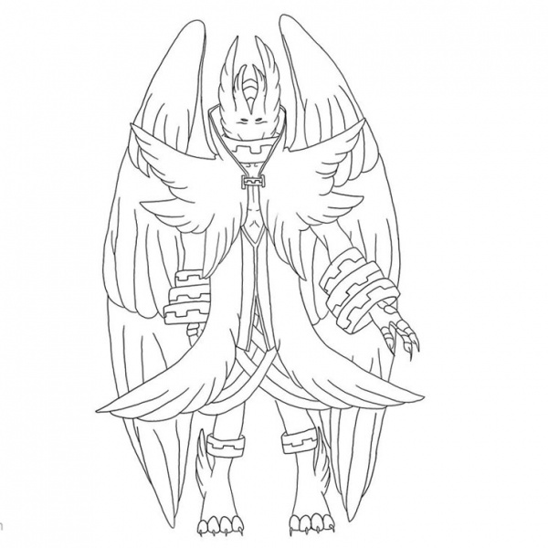 Digimon Coloring Pages Adventure - Free Printable Coloring Pages