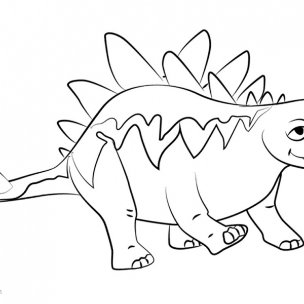 Dinosaur Train Coloring Pages Kenny Kentrosaurus - Free Printable ...