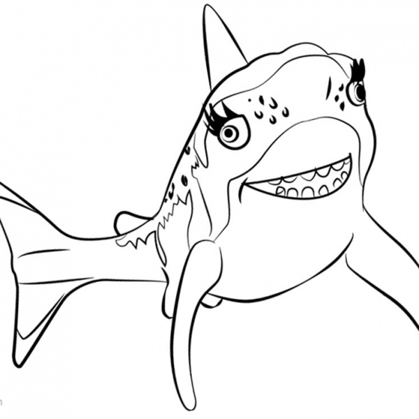 Dinosaur Train Coloring Pages Crystal Cryolophosaurus - Free Printable ...