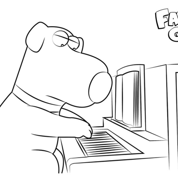 Family Guy Coloring Pages Glenn Quagmire - Free Printable Coloring Pages