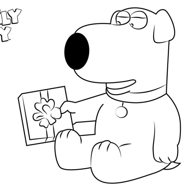 Family Guy Brian Coloring Pages Banana Cosplay - Free Printable ...