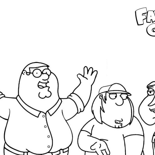 Family Guy Coloring Pages Stewie and Brian - Free Printable Coloring Pages