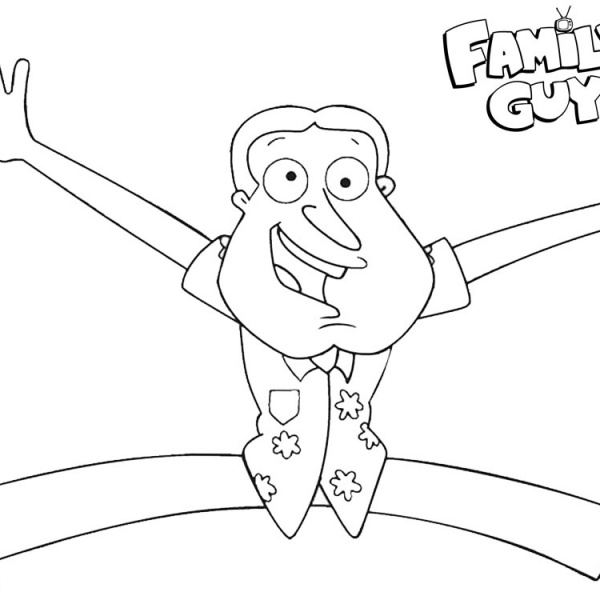 Family Guy Coloring Pages Family Members - Free Printable Coloring Pages