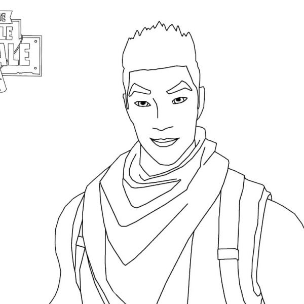Fortnite Coloring Pages Fanart Character Drawing - Free Printable ...