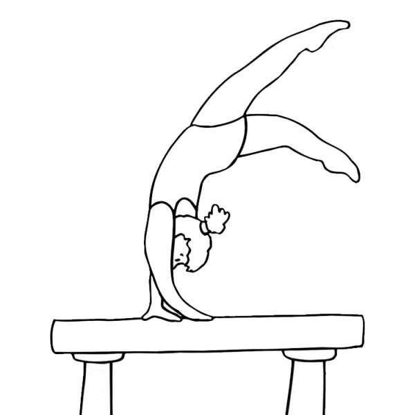 Handstand Coloring Pages Coloring Pages