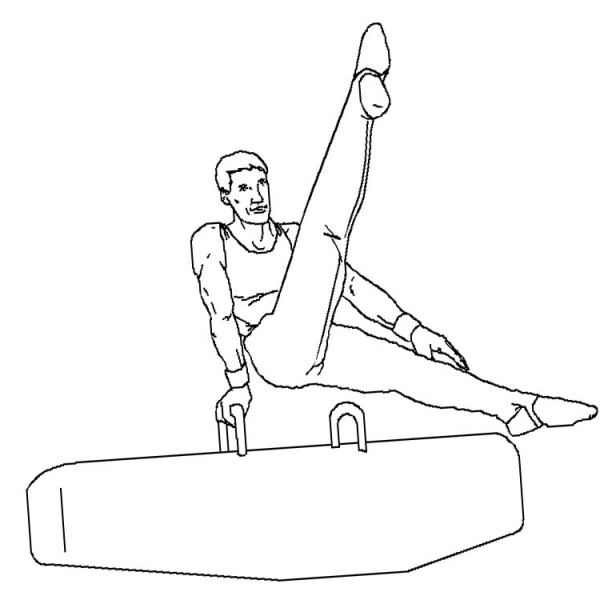 Vault from Gymnastics Coloring Pages - Free Printable Coloring Pages