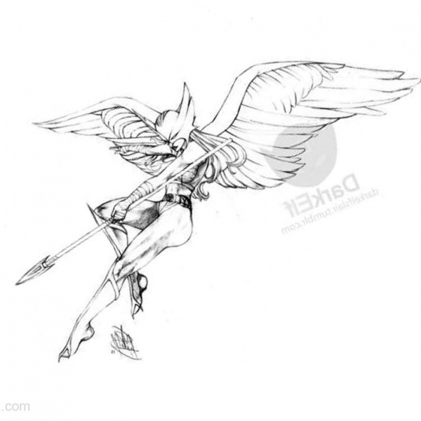 Hawkgirl Coloring Pages - Free Printable Coloring Pages