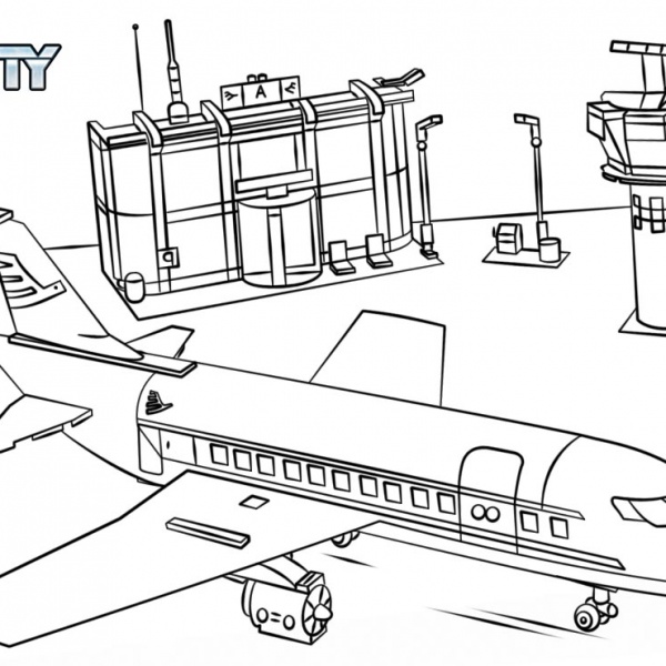 Lego City Coloring Pages Building Construction - Free Printable ...