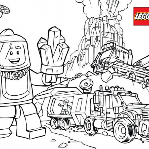Lego City Fireman Coloring Pages - Free Printable Coloring Pages