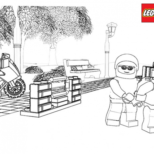 Lego City Coloring Pages - Free Printable Coloring Pages