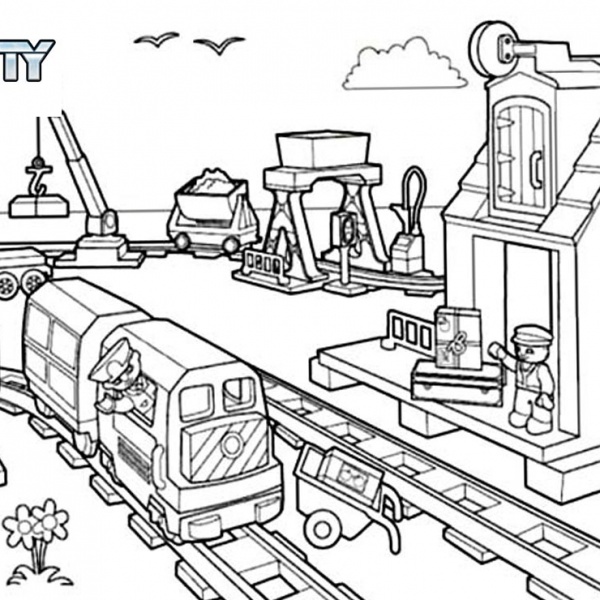 Lego City Fireman Coloring Pages - Free Printable Coloring Pages