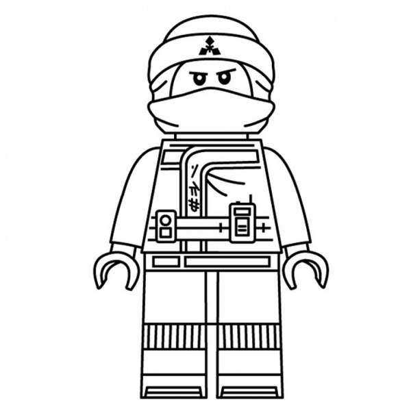 Lego Ninjago Coloring Pages Green Ninja - Free Printable Coloring Pages