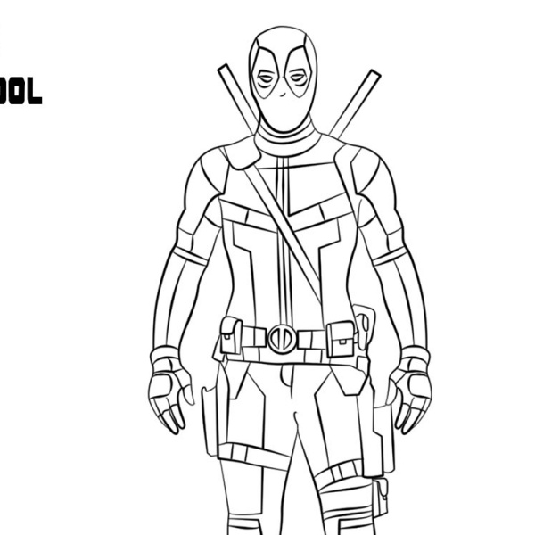 Deadpool Coloring Pages - Free Printable Coloring Pages