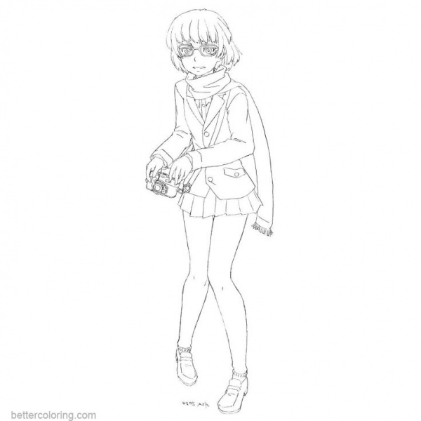 Yandere Simulator Coloring Pages - Free Printable Coloring Pages