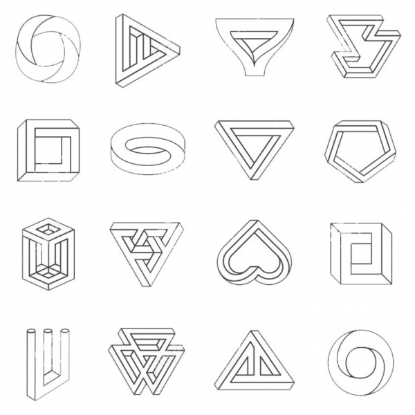 Optical Illusion Coloring Pages - Free Printable Coloring Pages