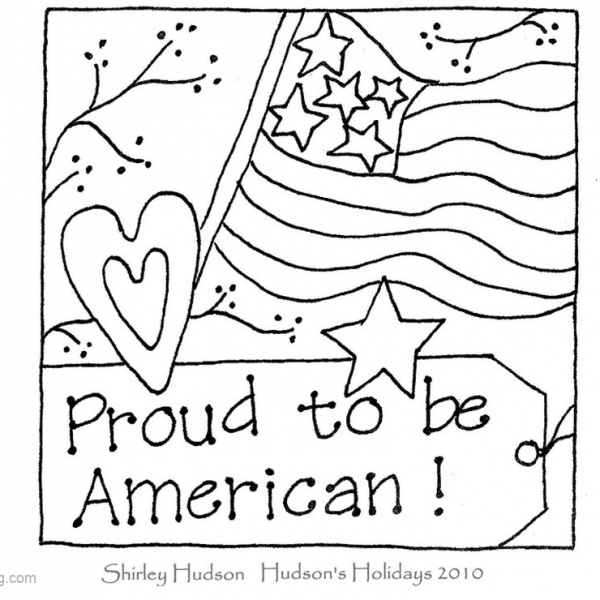 Patriotic Coloring Pages Animals with God Bless America - Free ...