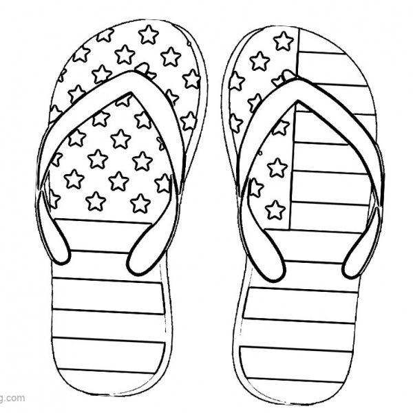 Patriotic Coloring Pages Owl with Flag - Free Printable Coloring Pages